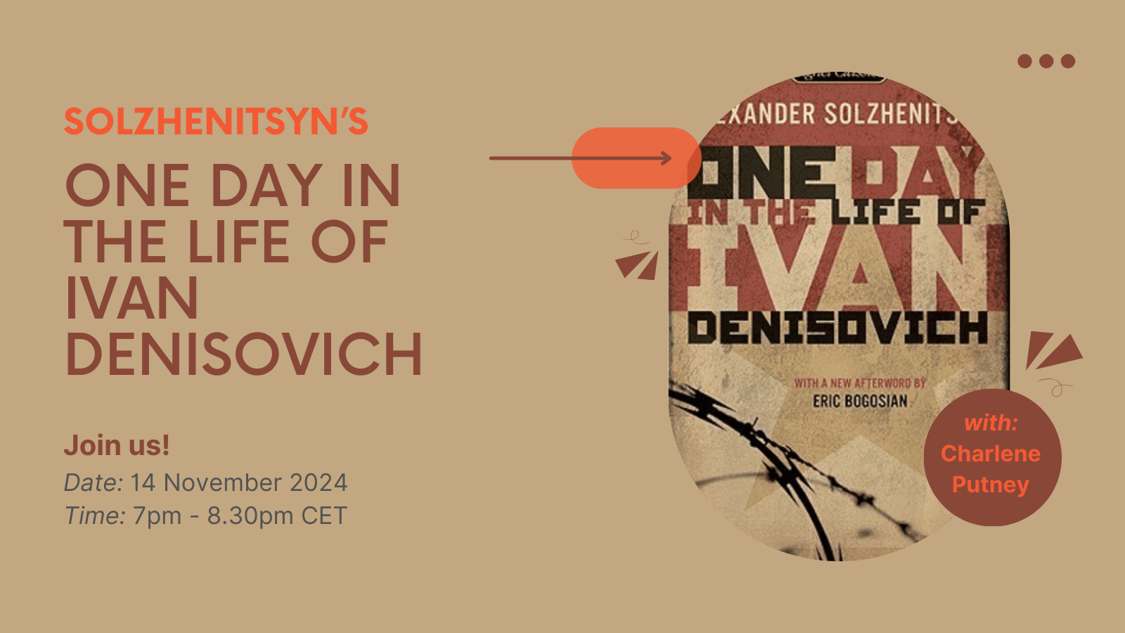 Reading Group: One Day In The Life Of Ivan Denisovich